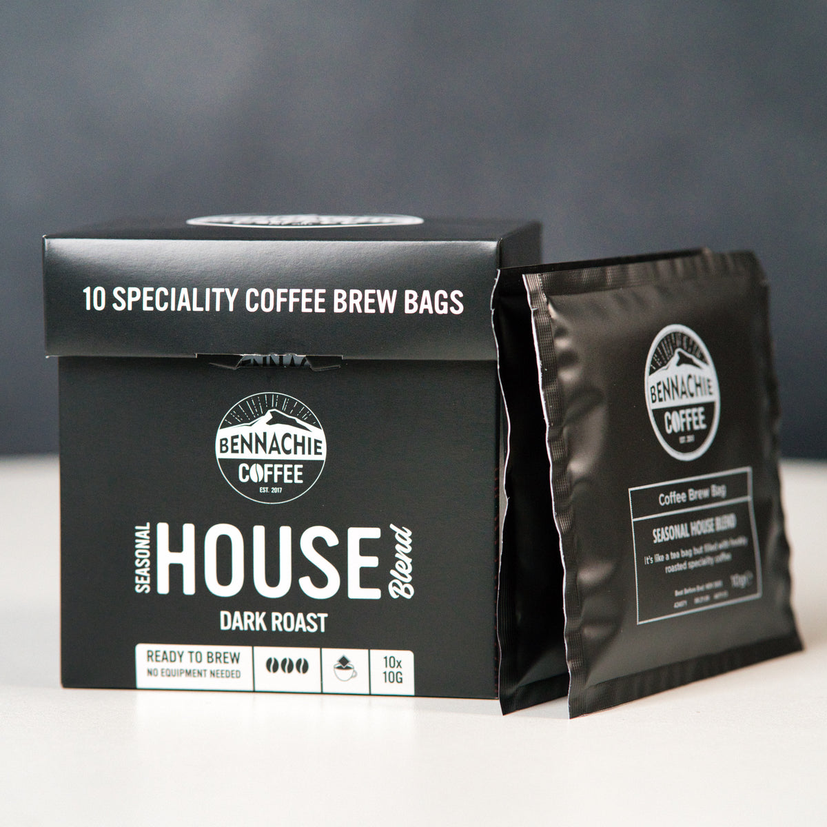 Case of 10 x 10 Biodegradable Coffee Brew Bag - Seasonal House Blend ...